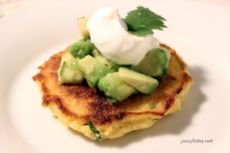 Sweet and Savory Corn Cakes | Juicy Bites